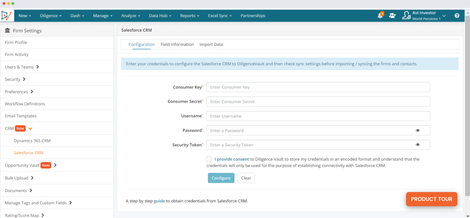 DiligenceVault Platform Product Tour - DiligenceVault